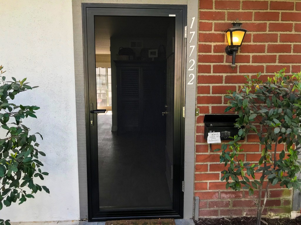 Hinged Security Door Screen - Security Plus Las Vegas - Security ...