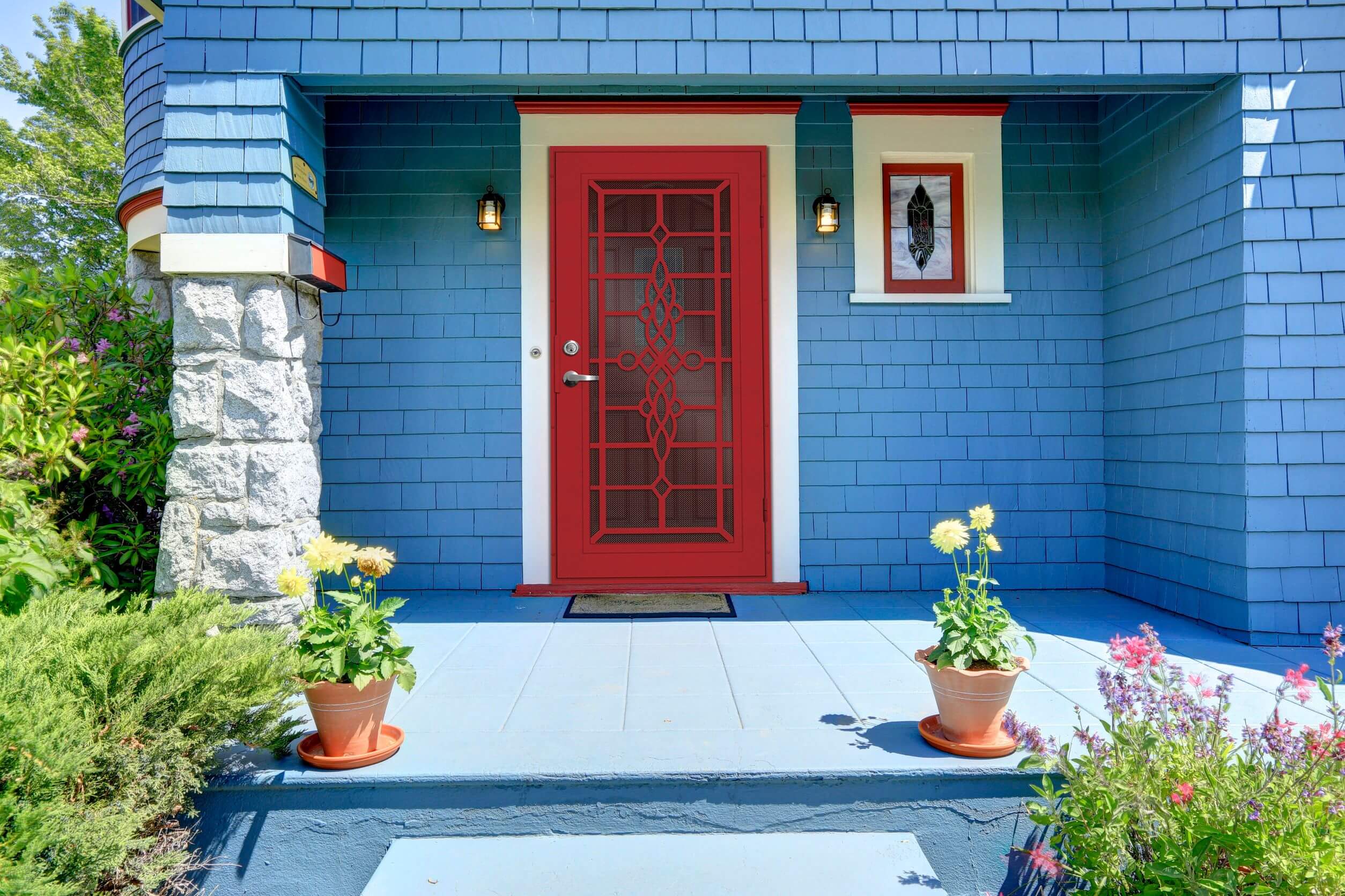 Titan Decorative Lancaster - Red - Security Plus Las Vegas - Security ...