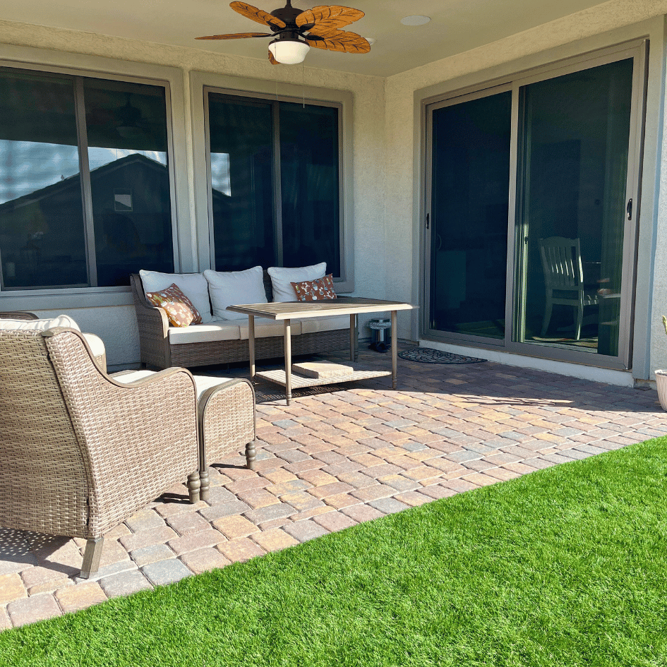 Patio Security Screens in Sahara Brown - Security Plus Las Vegas ...